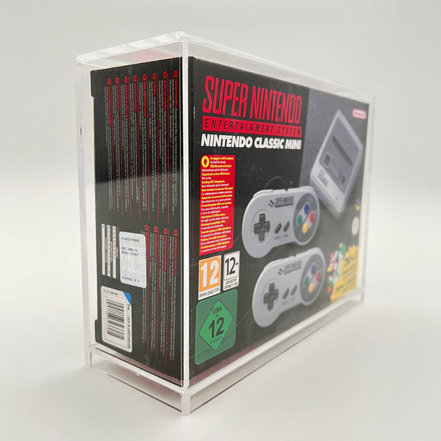 Acryl Box passend für Super Nintendo/Nintendo mini classic SNES/NES in ...