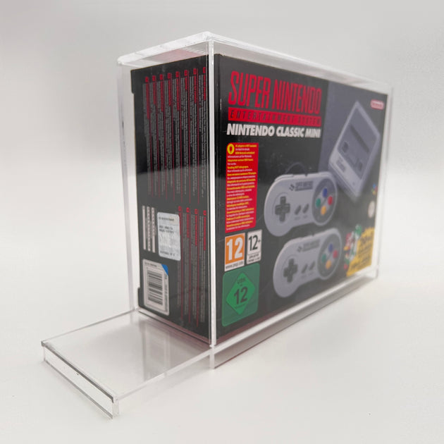 Acryl Box passend für Super Nintendo/Nintendo mini classic SNES/NES in ...